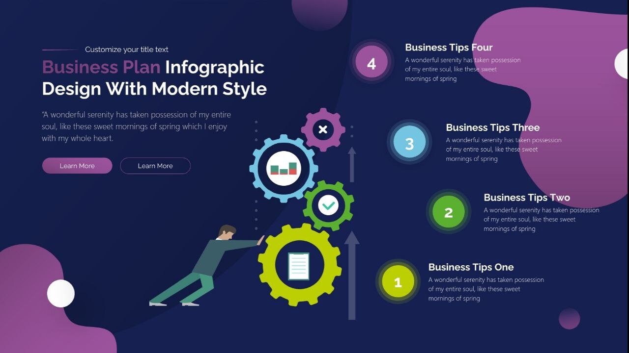 Powerpoint Template Animated Infographic All in One - Etsy