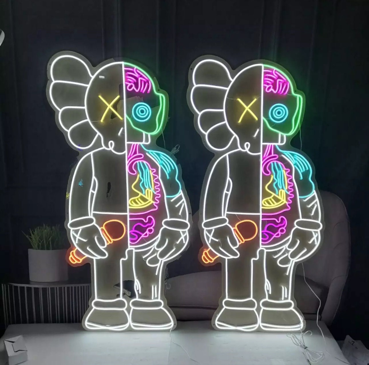 Create Your Custom Anime Neon Light Sign, LED Goku Flying Nimbus Cloud ...