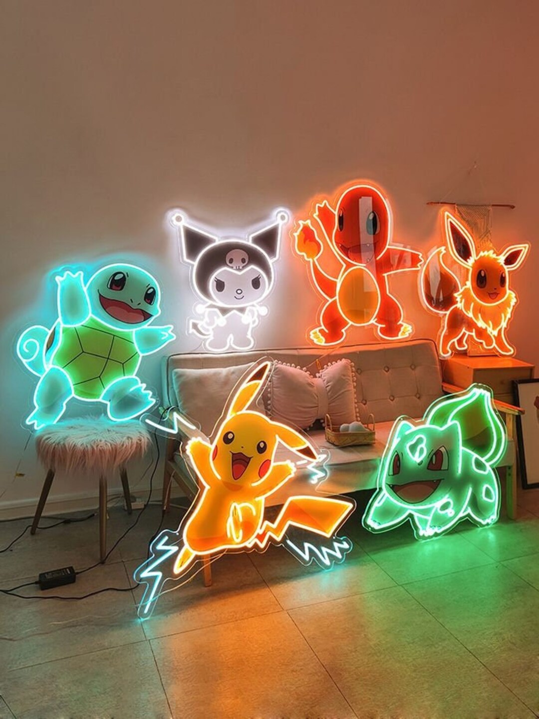 Create Your Custom Pokemon Neon Light Sign, LED Pokemon Light Sign ...