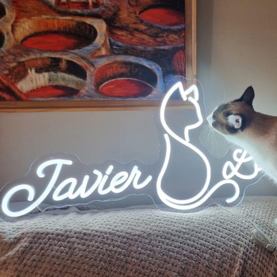 Personalised LED Neon Light Sign, Custom LED Light Wall Art, Customized ...