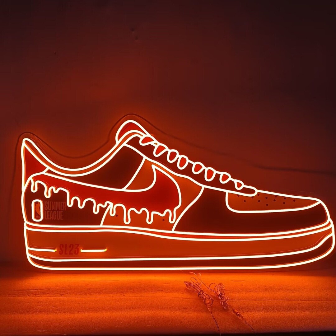 Custom Designer Neon Wall Sign, Custom Neon Lighting Sneakerhead Sign ...