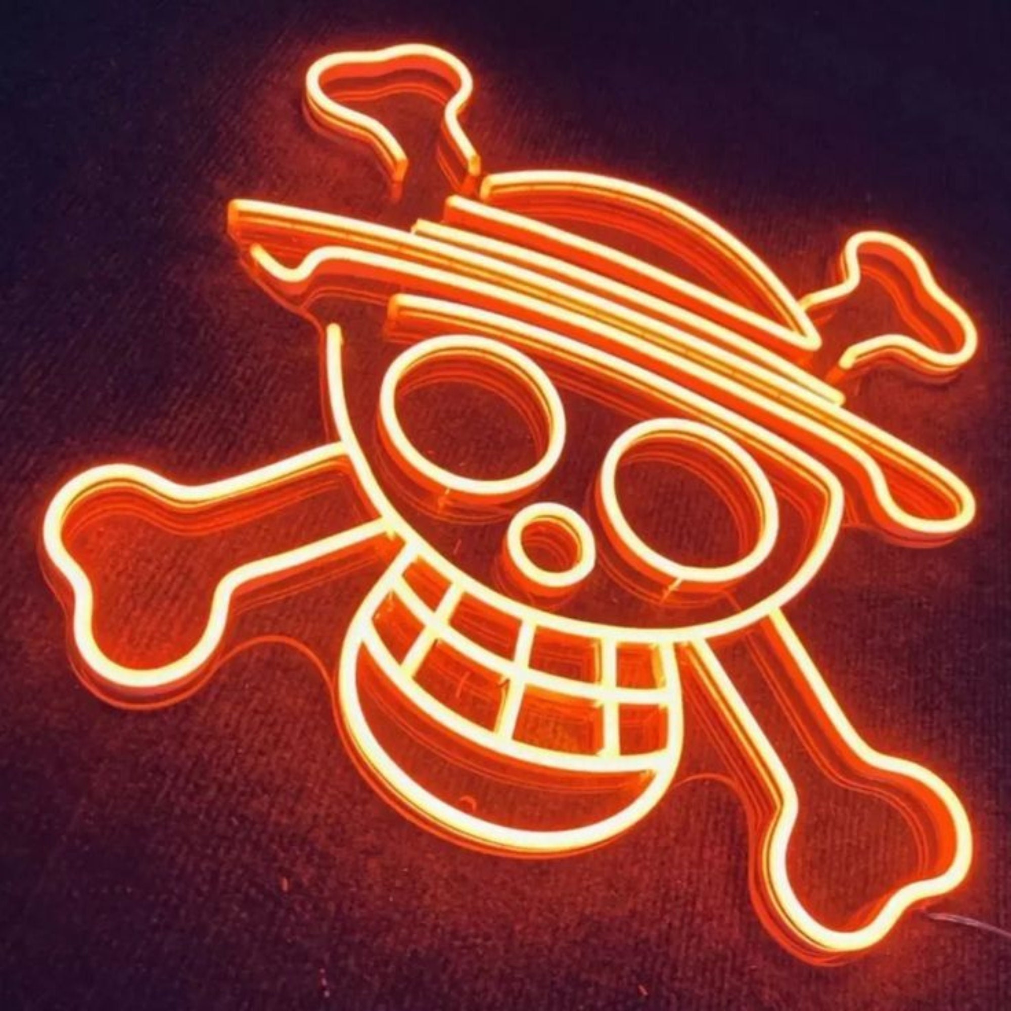 Create Your Custom One Piece Anime Neon Light Sign, Gear 5 Luffy Neon ...