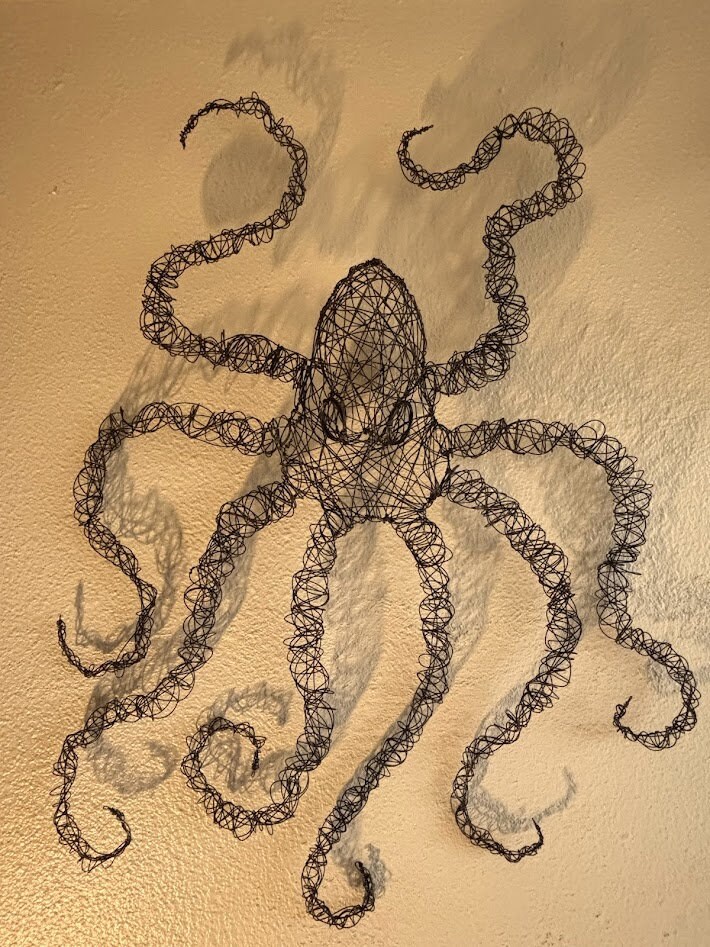 Wire Octopus Sculpture - Etsy