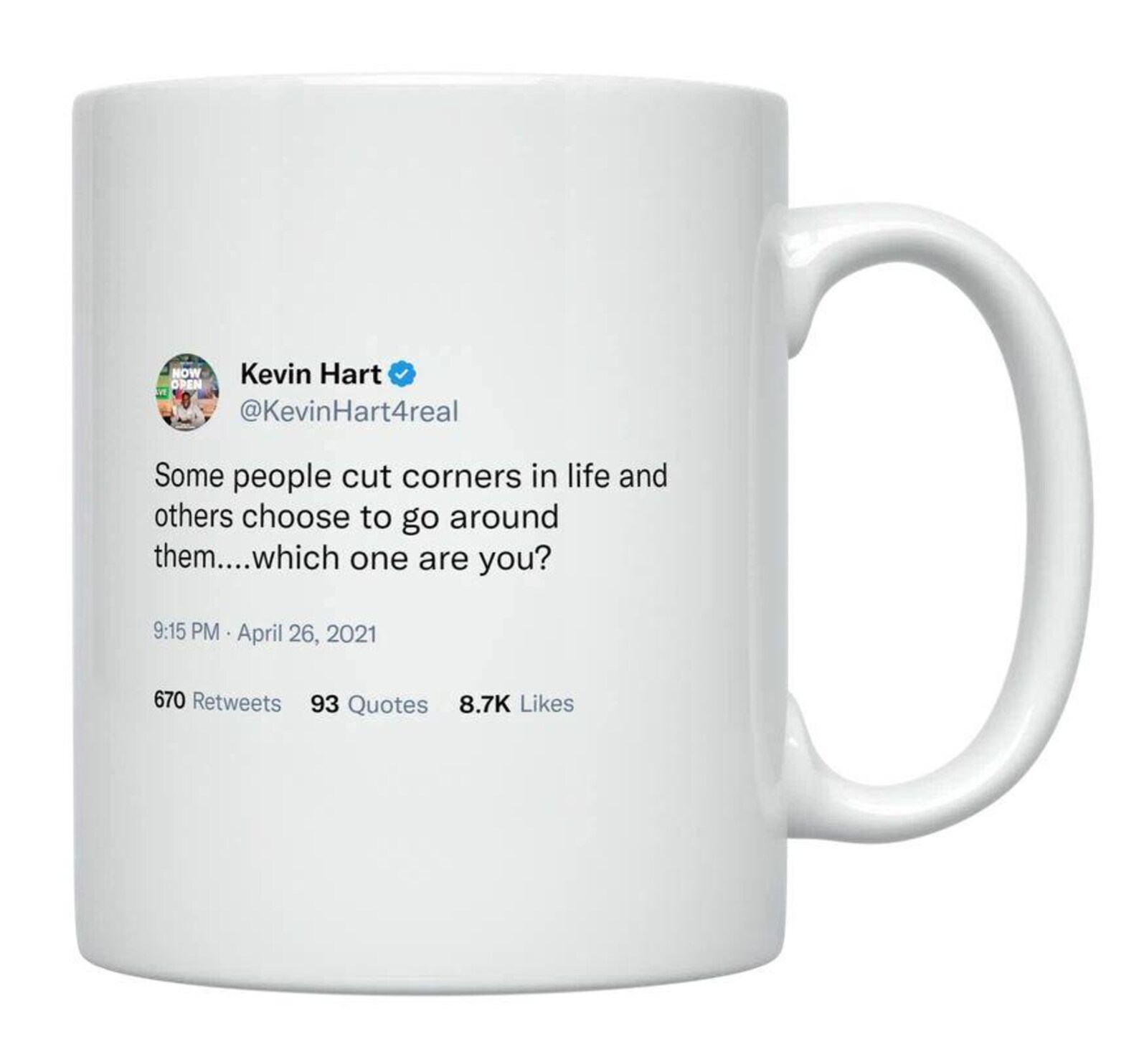 Kevin Hart Cut Corners in Life Mug - Etsy