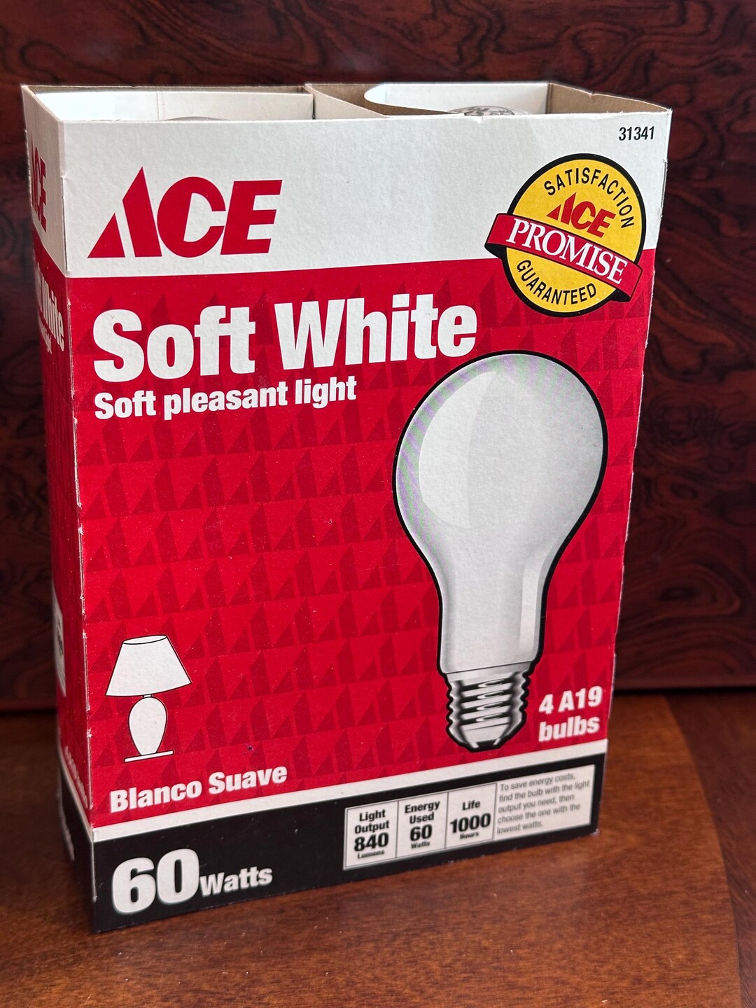 Ace Hardware - Old Style - Soft White 60w - A19 - 1 Pack/4 Bulbs - Etsy