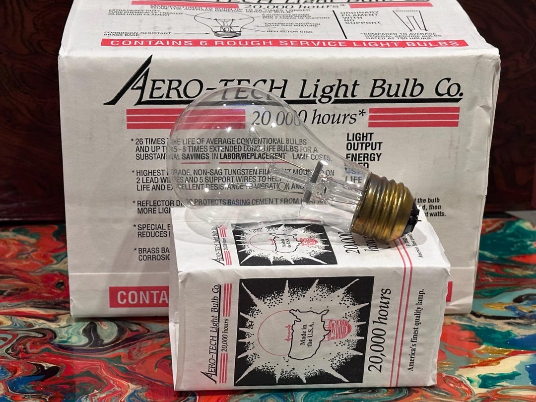 Aero-tech Light Bulb Co - 25 Watt - Clear - Light Bulbs - 6 Pack ...