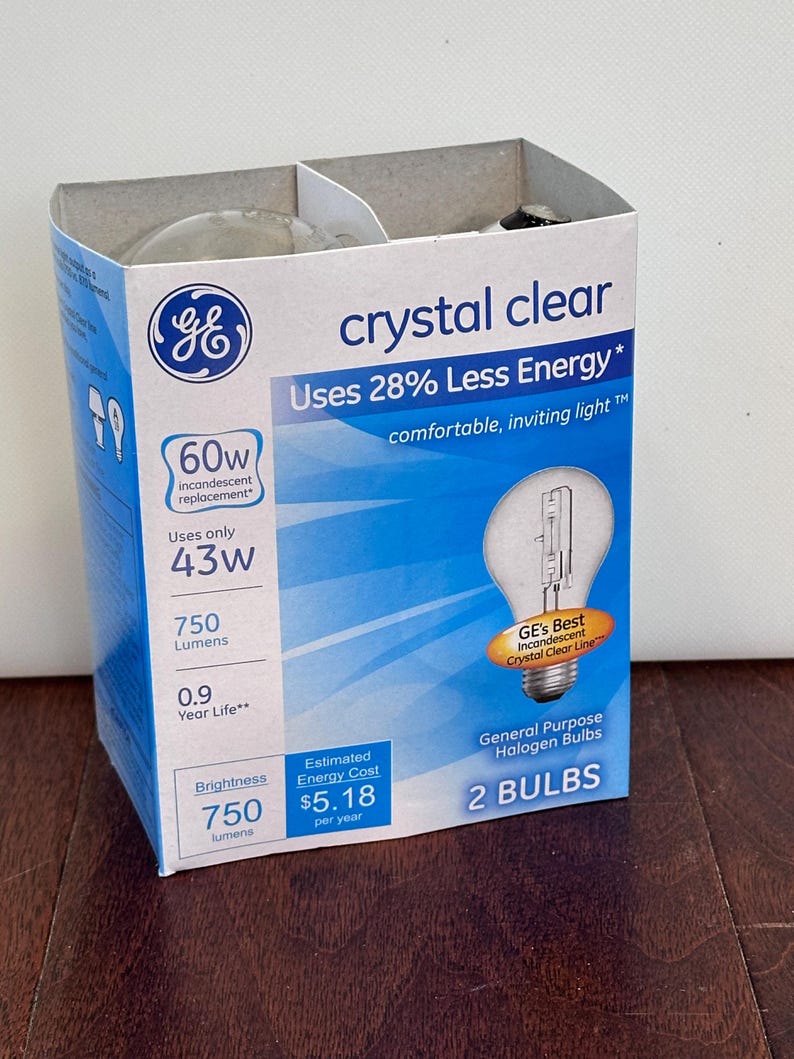 GE Crystal Clear - 60 Watts - Light Bulbs - Multiple Packs - Older ...