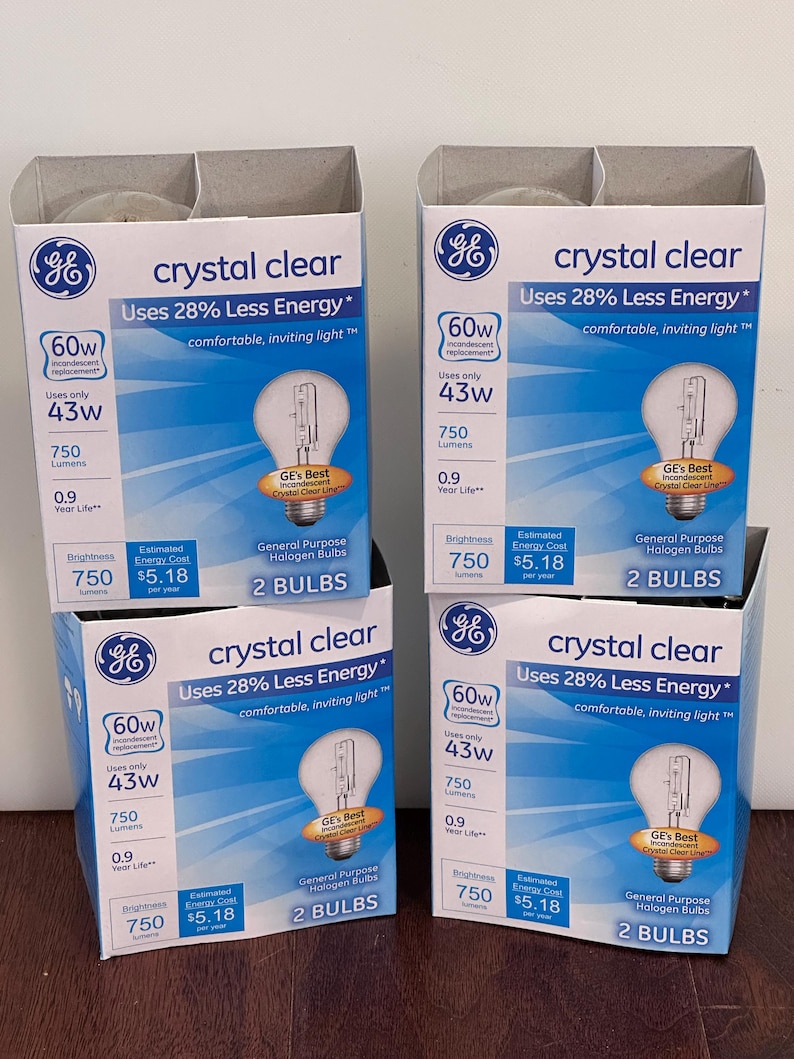GE Crystal Clear - 60 Watts - Light Bulbs - Multiple Packs - Older ...