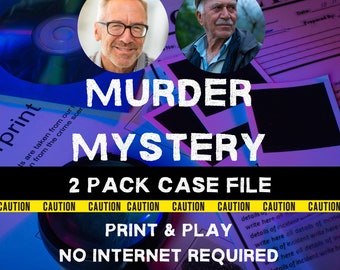 Printable Murder Mystery Cold Case File Murder Mystery Game Digital ...