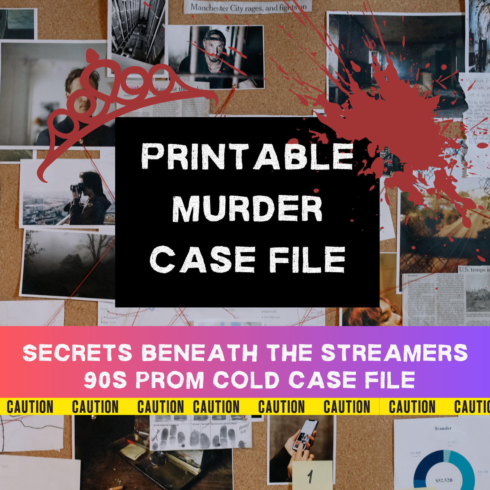 Printable Murder Mystery Case File | Mystery Date Night | Detective ...