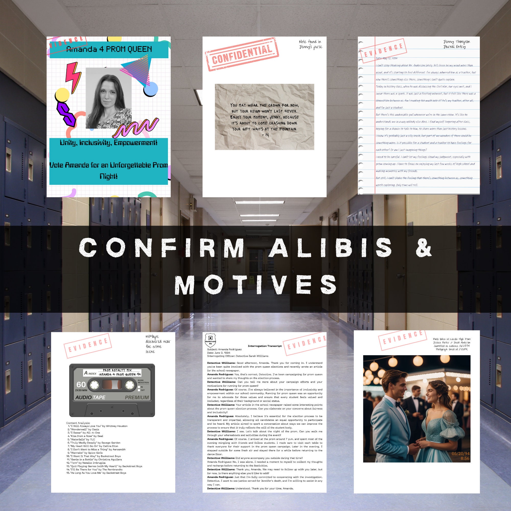 Printable Murder Mystery Case File | Mystery Date Night | Detective ...