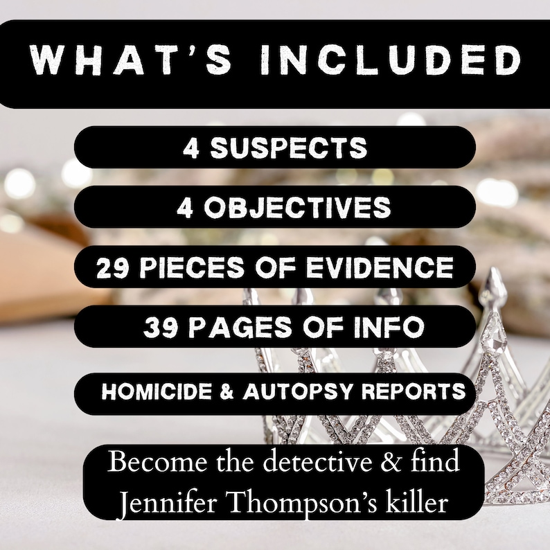 Printable Murder Mystery Case File | Mystery Date Night | Detective ...