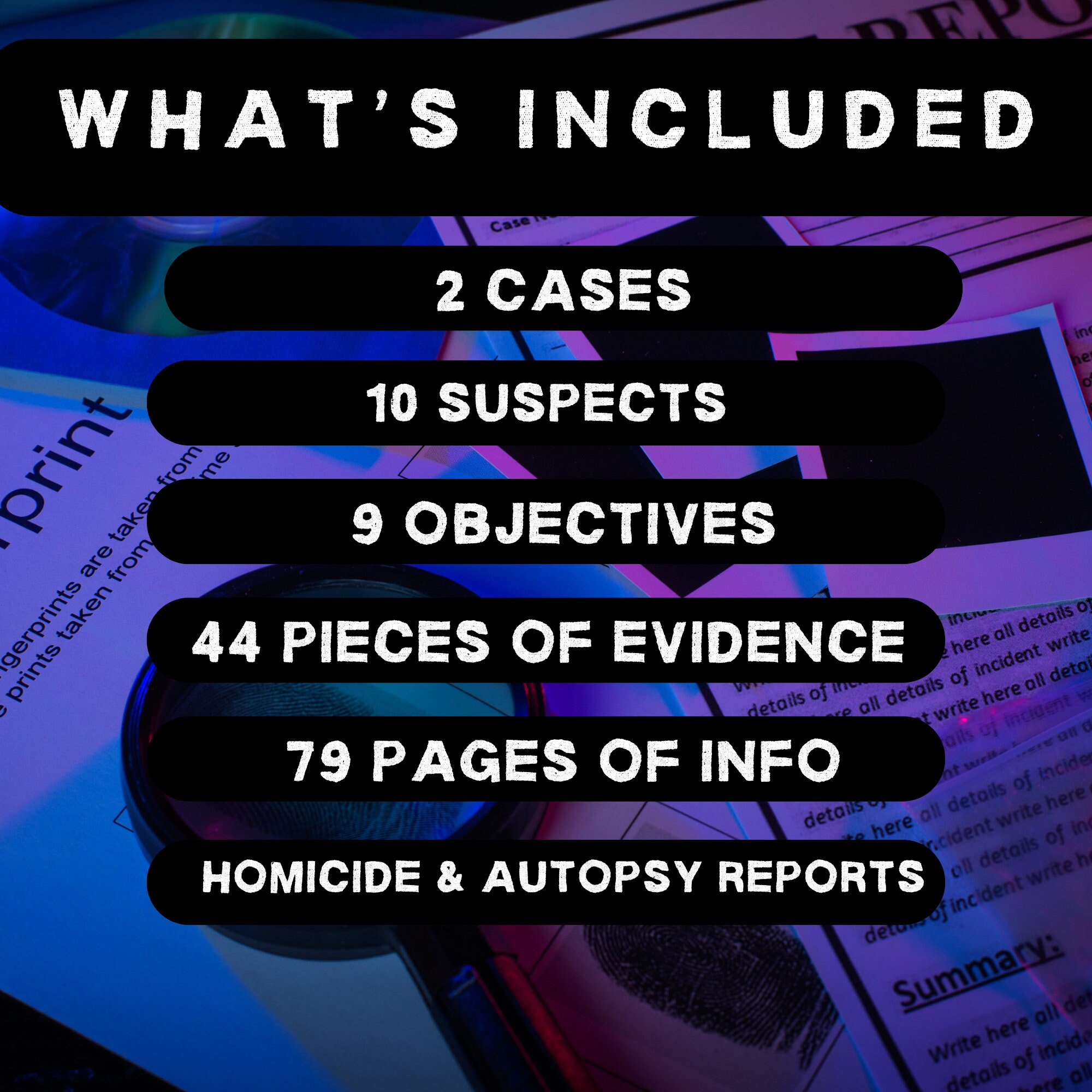 Printable Murder Mystery Case File 2 Pack Murder Mystery Digital ...