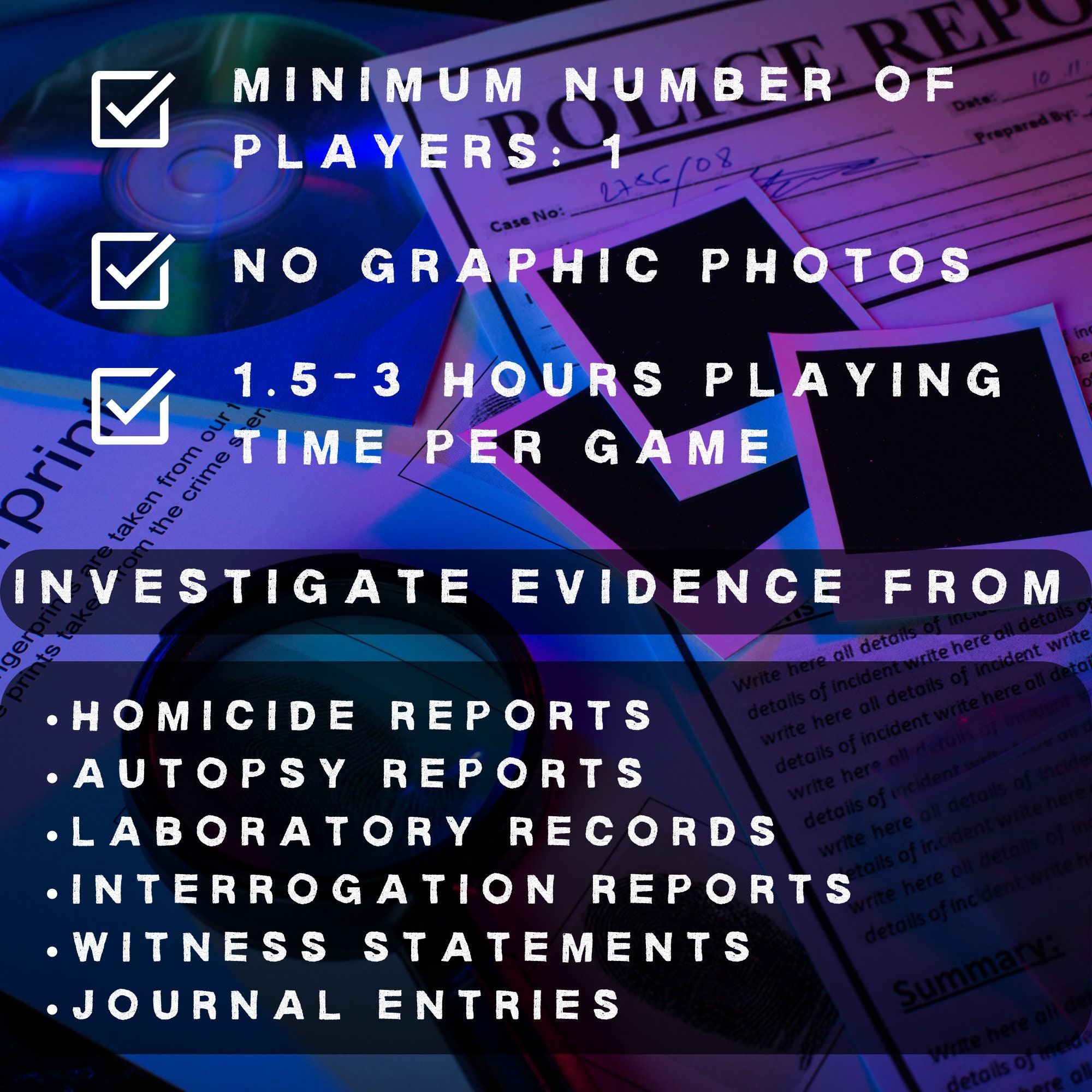 Printable Murder Mystery Case File 2 Pack Murder Mystery Digital ...