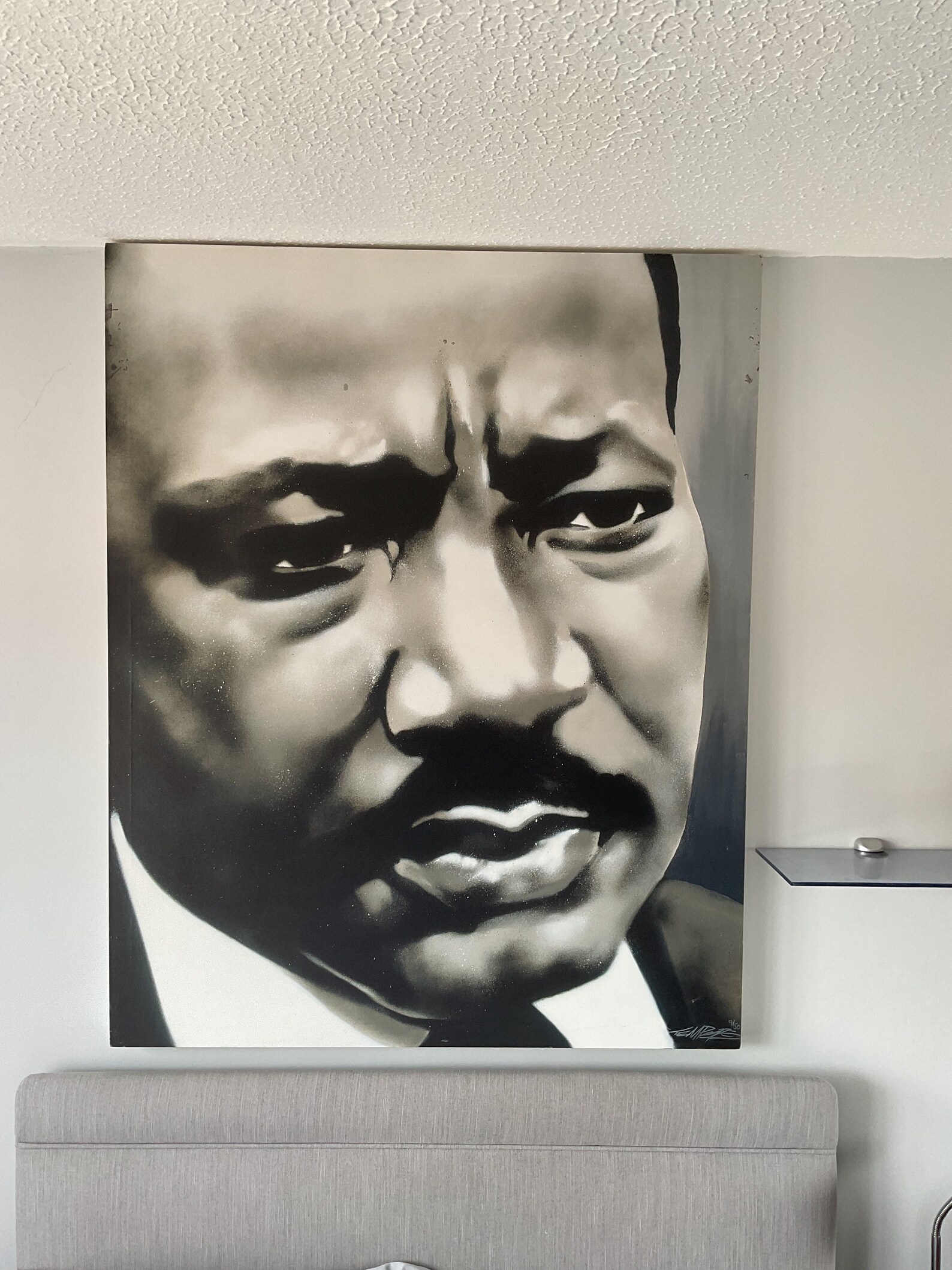 Martin Luther King Original Artwork by Temper - Print on Canvas - Etsy