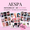 Aespa Digital Photocards Set Concepts Like armageddon, hot Mess and ...