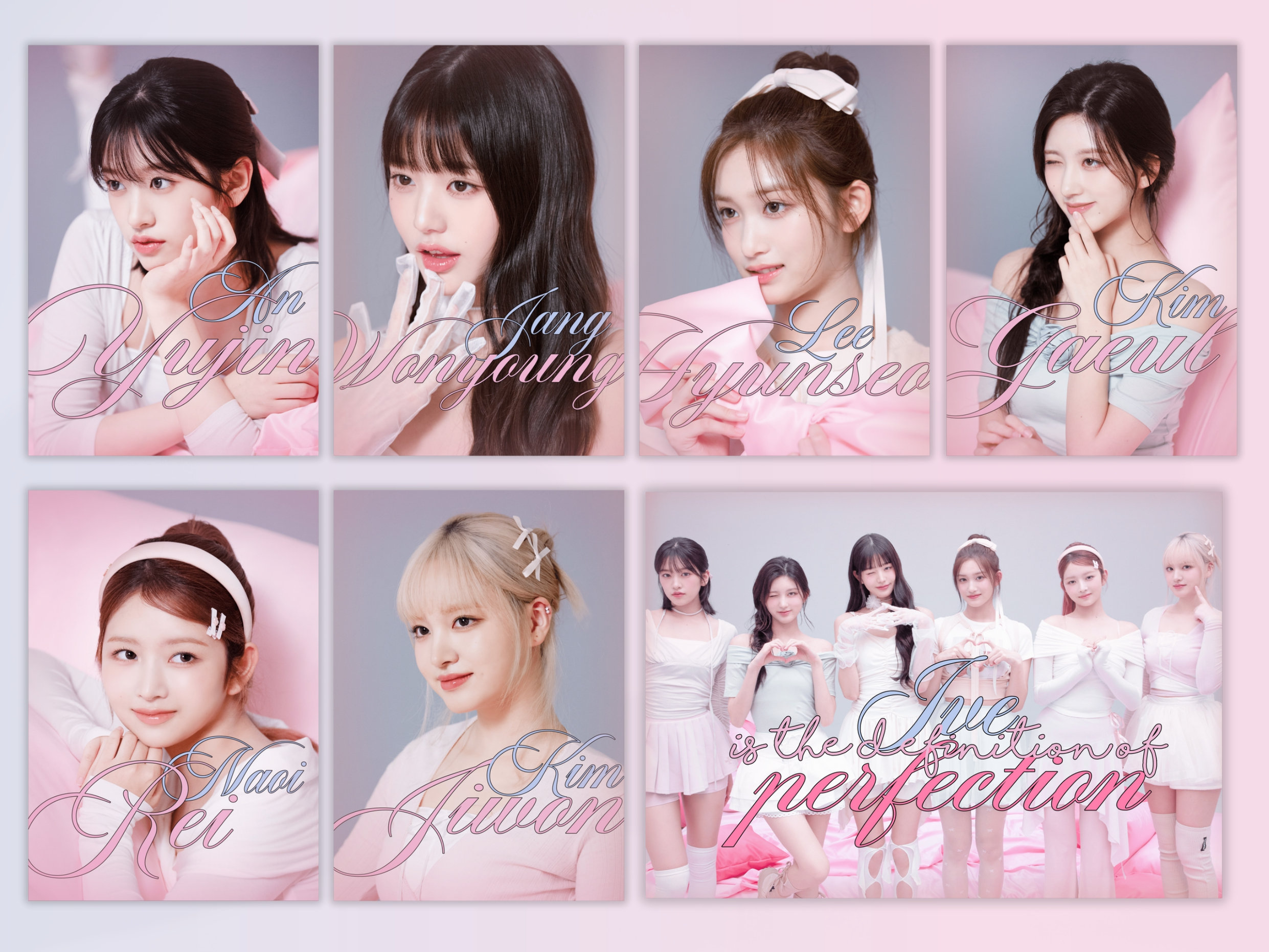 IVE Digital Posters - 2024 Season's Greetings: "a Fairy's Wish", Kpop ...