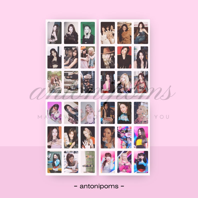 Aespa Digital Photocards Set Concepts Like armageddon, hot Mess and ...