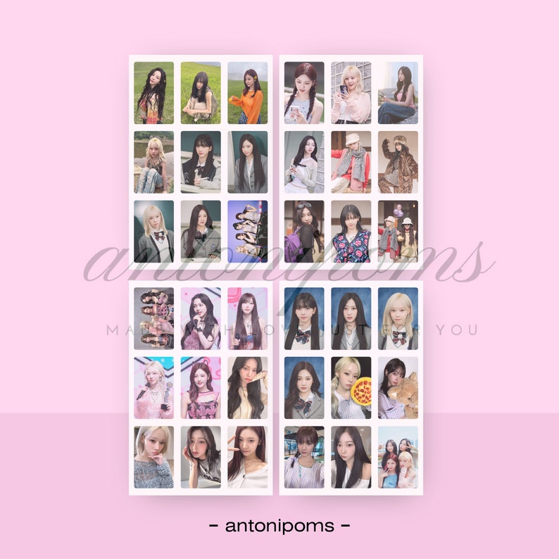 Aespa Digital Photocards Set Concepts Like armageddon, hot Mess and ...