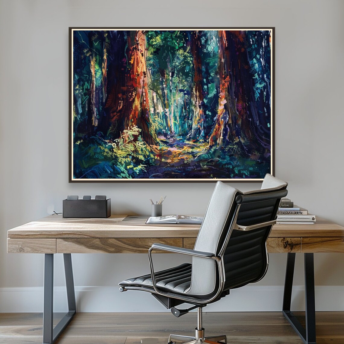 Printable Canvas Painting Ancient Grove - Etsy