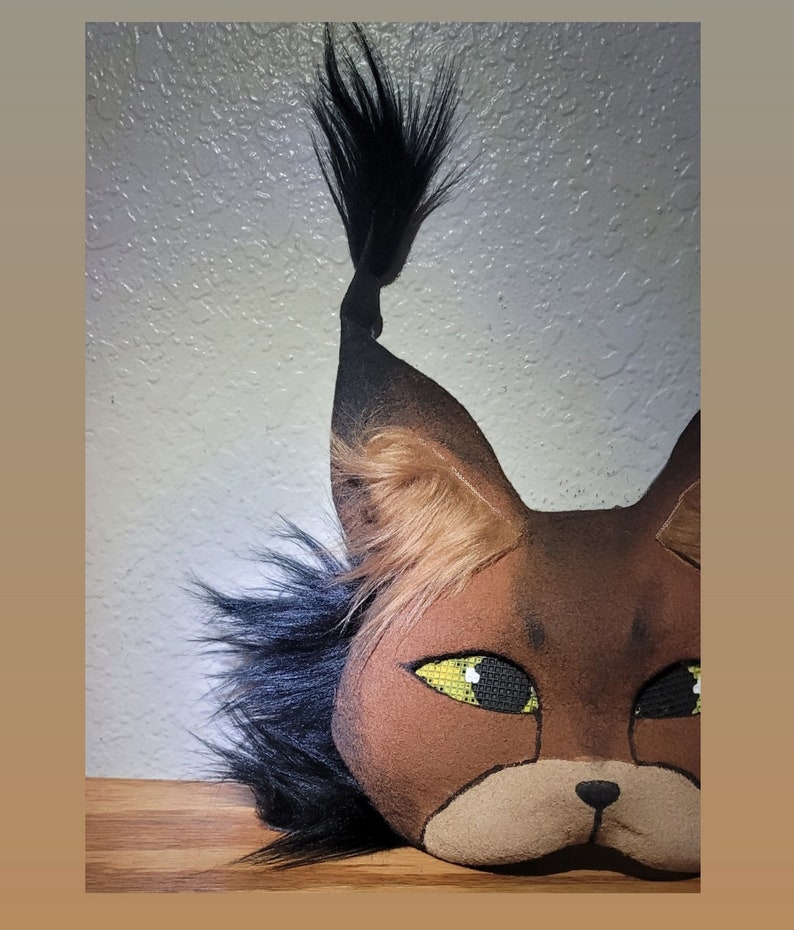 Caracal Cat Therian Mask - Etsy