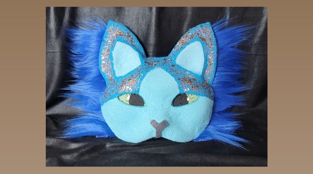 Blue Cat Therian Mask - Etsy