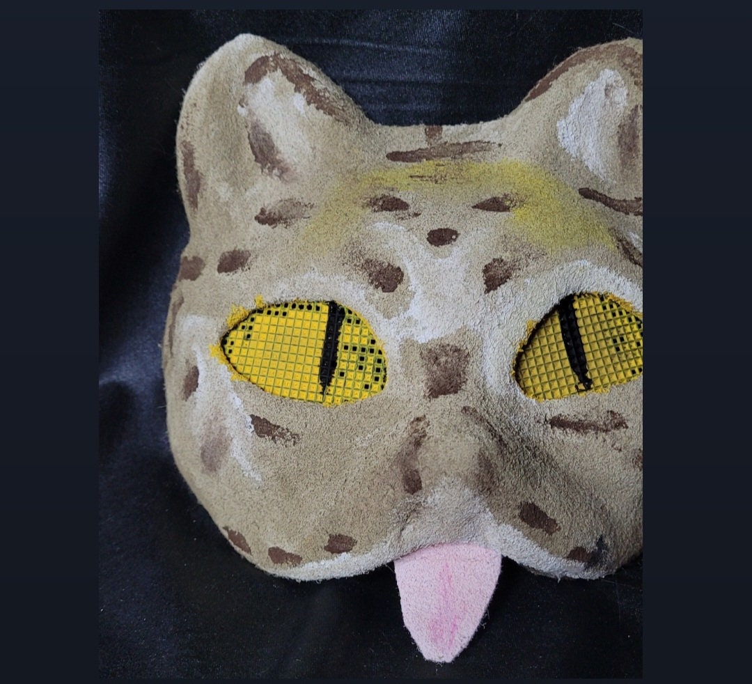 Leopard Gecko Therian Mask - Etsy
