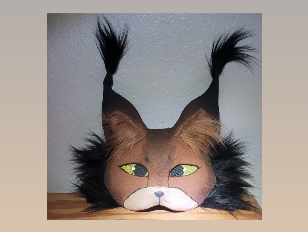 Caracal Cat Therian Mask - Etsy