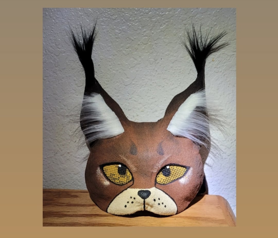 Caracal Therian Cat Mask - Etsy