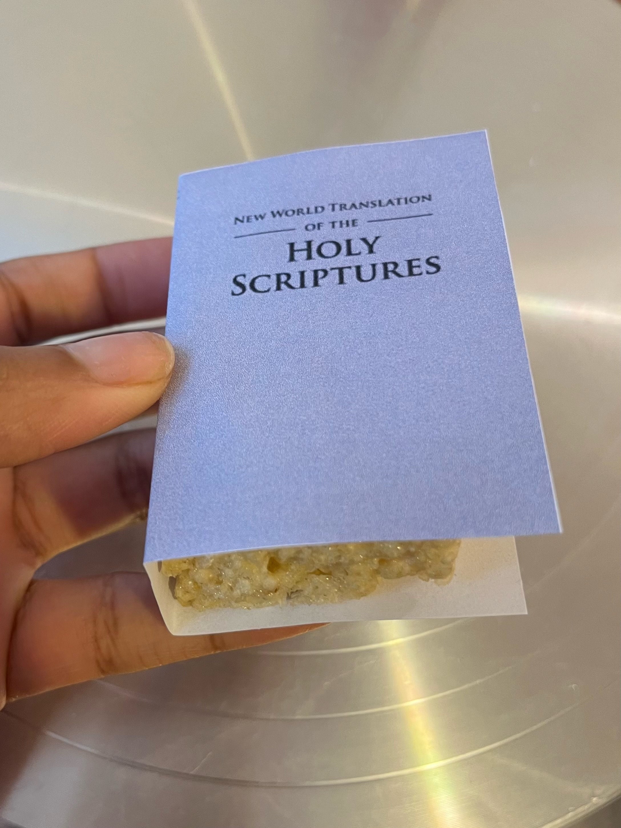NWT Bible Printable Rice Krispie Size JW new World Translation .78 Oz ...