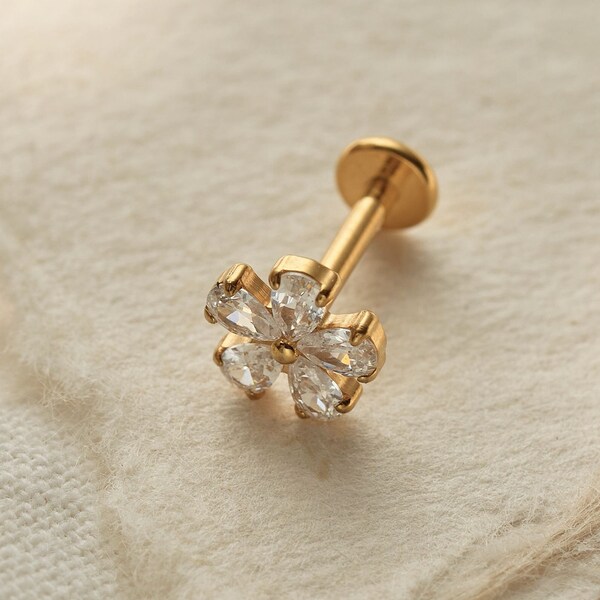 Flat Back Earring - Etsy