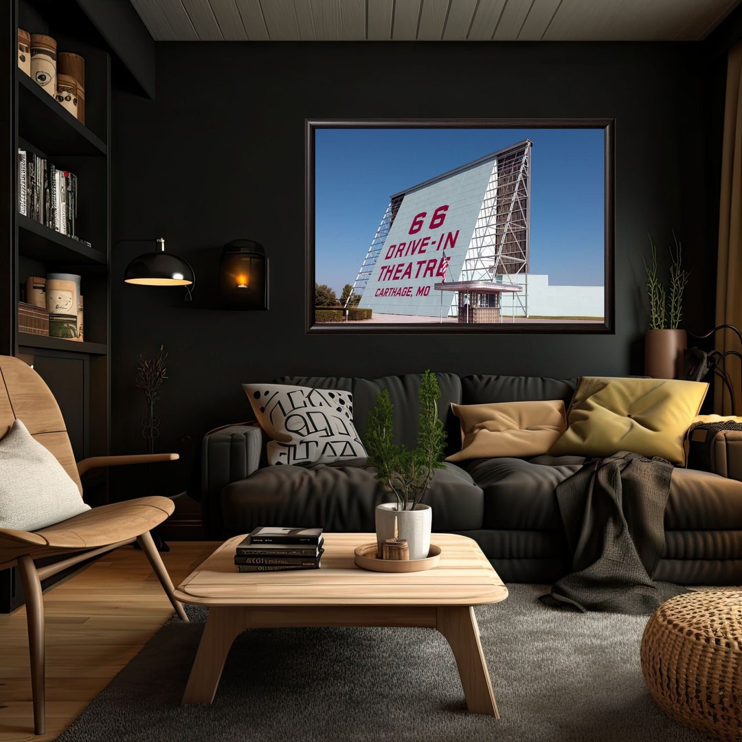 66 Drive-in Theatre, Drive-in Theaters, Route 66, Carthage, Carol ...