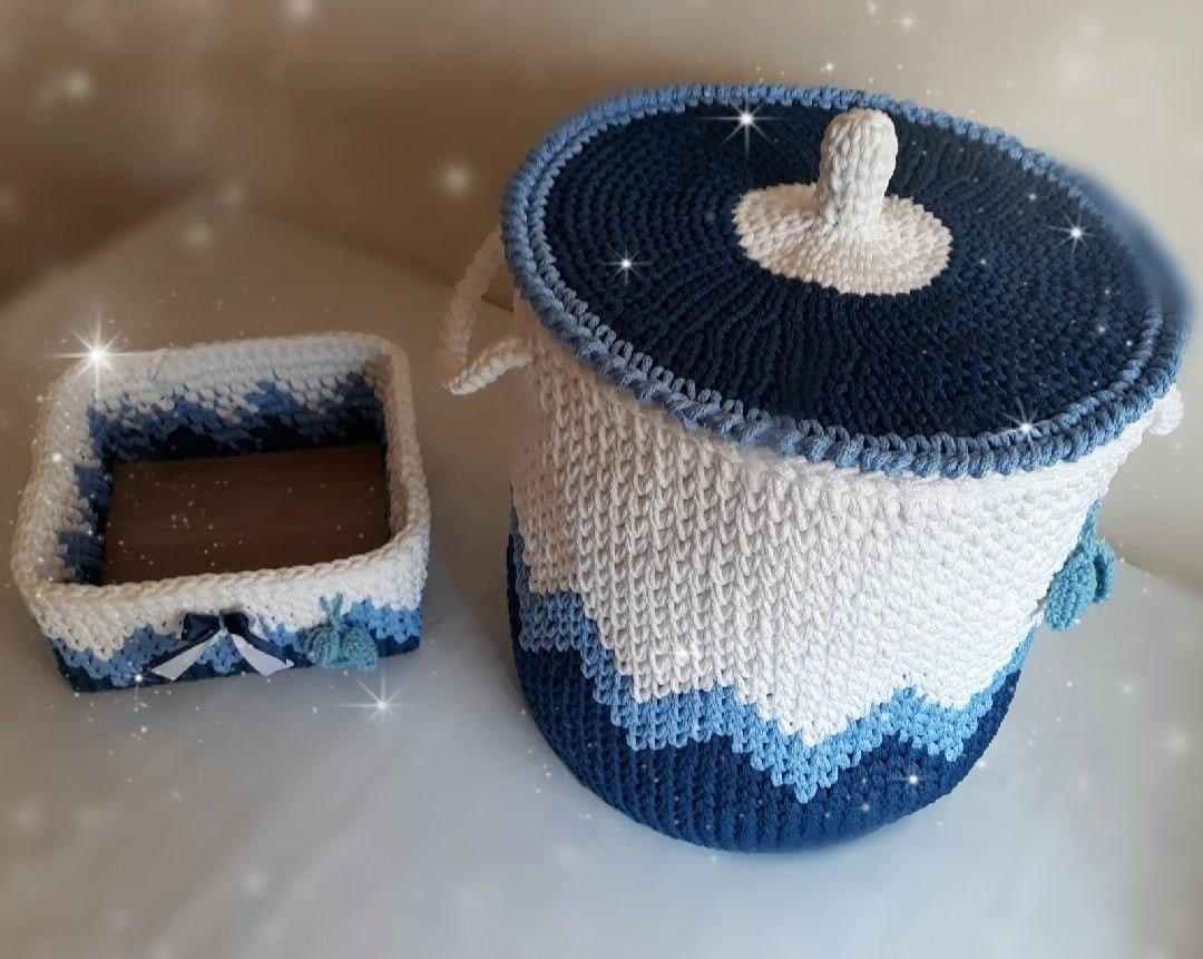 Wool Yarn Storage Bin for Kids Toys - Etsy