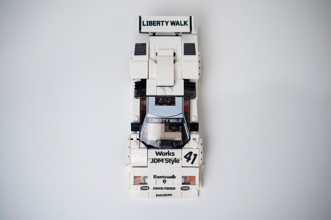 Brick Car Sticker Sheet for Liberty Walk Lamborghini - Download - Etsy
