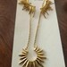 SS Sunray Earrings and Necklace Set, Stainless Steel 316 - Etsy