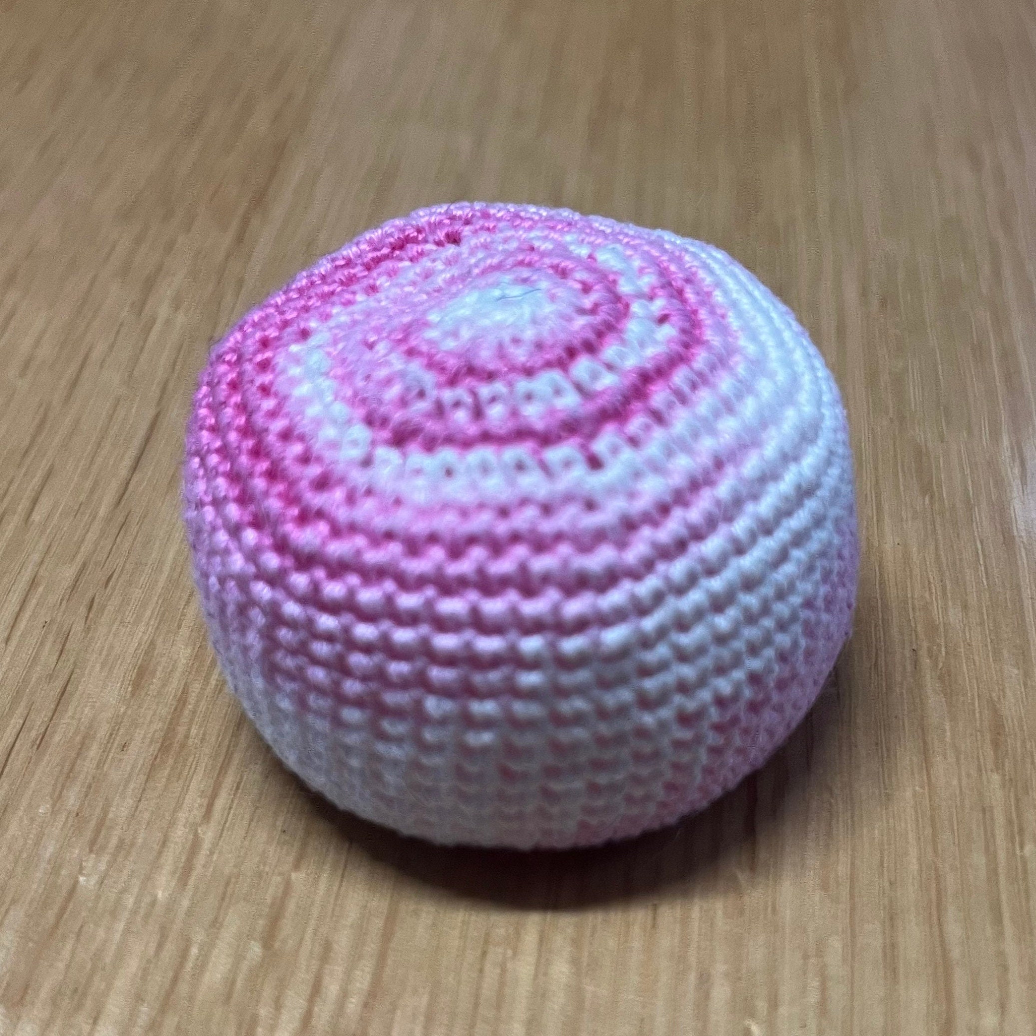 Pink Ombre Hacky Sack Handmade Crochet Footbag - Etsy