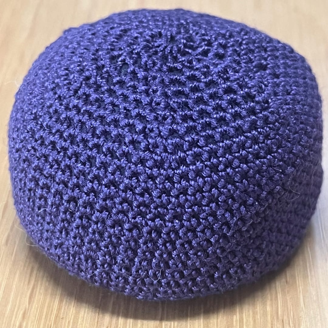Purple - Hacky Sack Handmade Crochet Footbag Stress Ball - Etsy
