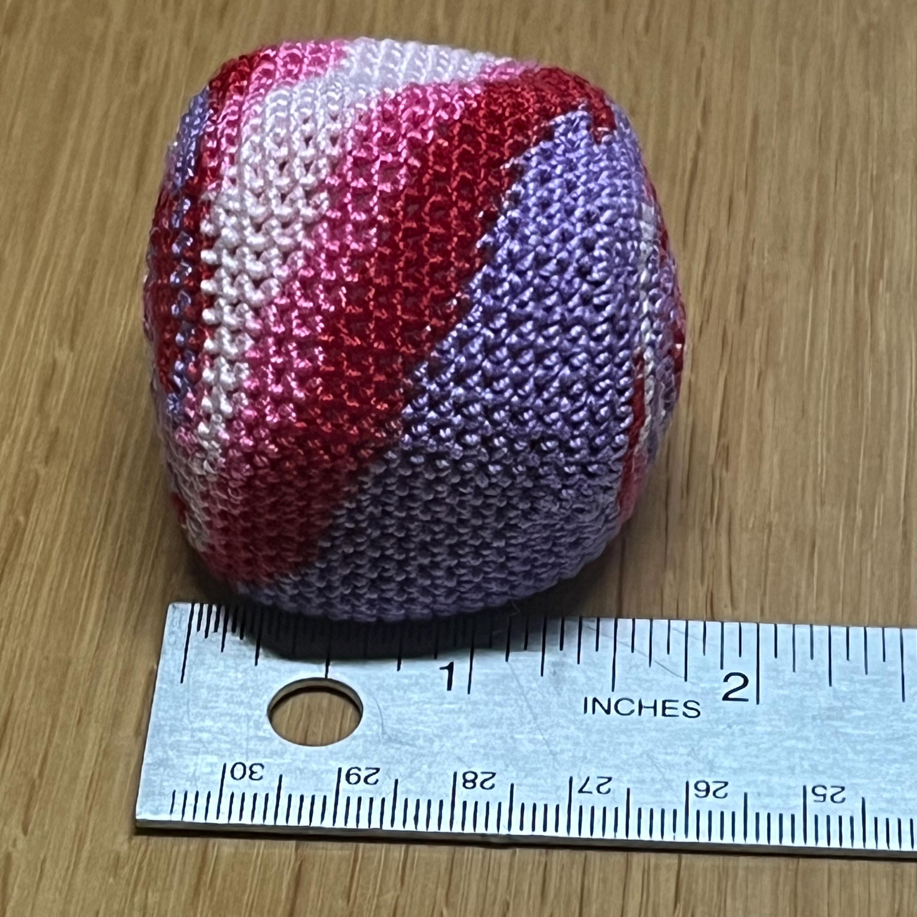 Vivid - Hacky Sack Handmade Crochet Footbag Stress Ball - Etsy