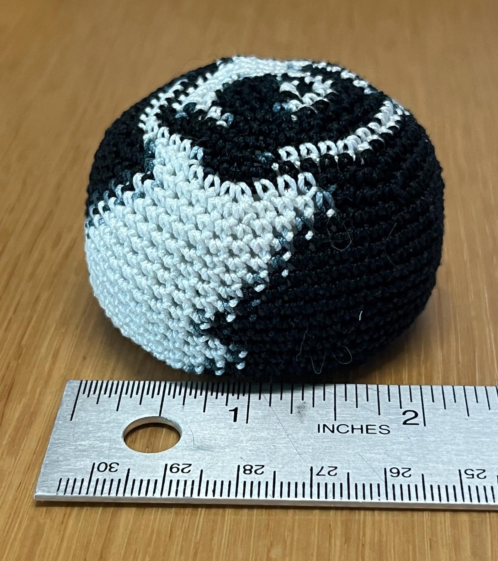 Illusion Hacky Sack Handmade Crochet Footbag Stress Ball Etsy