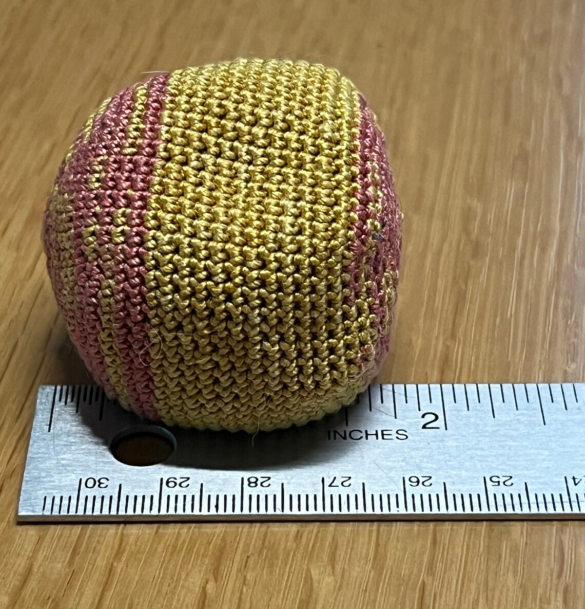 Strawberry Lemonade - Hacky Sack Handmade Crochet Footbag Stress Ball - Etsy