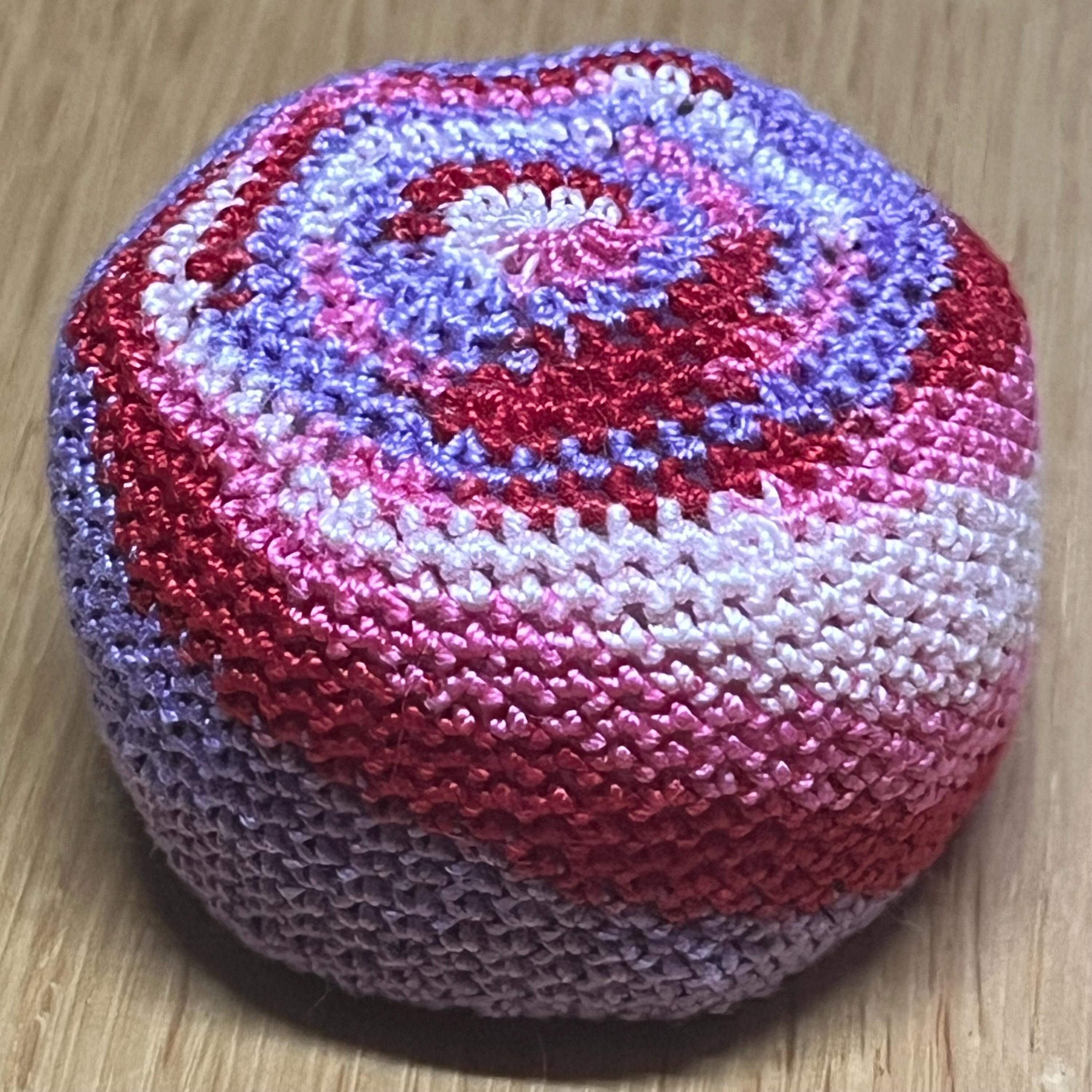 Vivid - Hacky Sack Handmade Crochet Footbag Stress Ball - Etsy