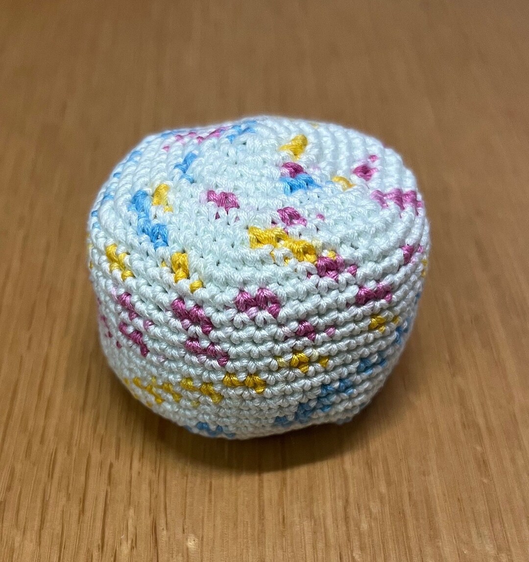Birthday Cake - Hacky Sack Handmade Crochet Footbag Stress Ball - Etsy