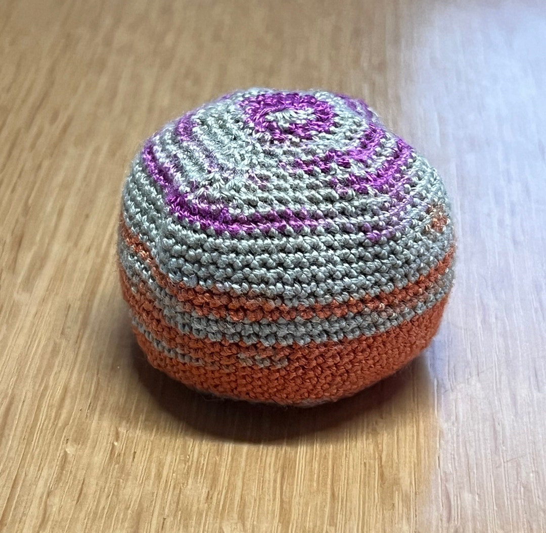 Autumn - Hacky Sack Handmade Crochet Footbag Stress Ball - Etsy