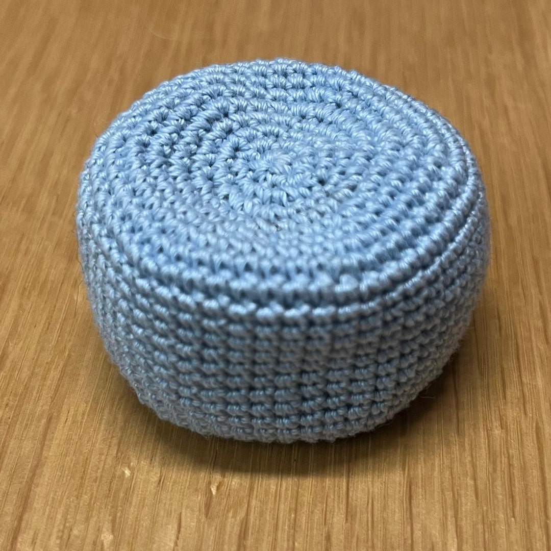 Light Blue Hacky Sack Handmade Crochet Footbag - Etsy