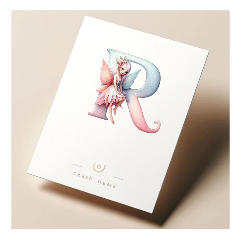 Enchanted Fairy Alphabet PNG Full Set A-Z Clipart, High Resolution ...