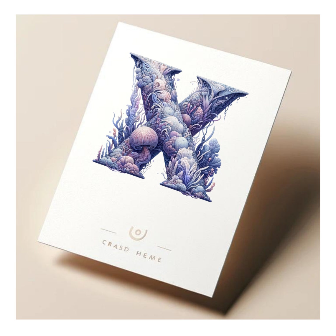 Coral Reef Alphabet PNG Clipart A-Z, Ocean Alphabet Clipart, Underwater ...