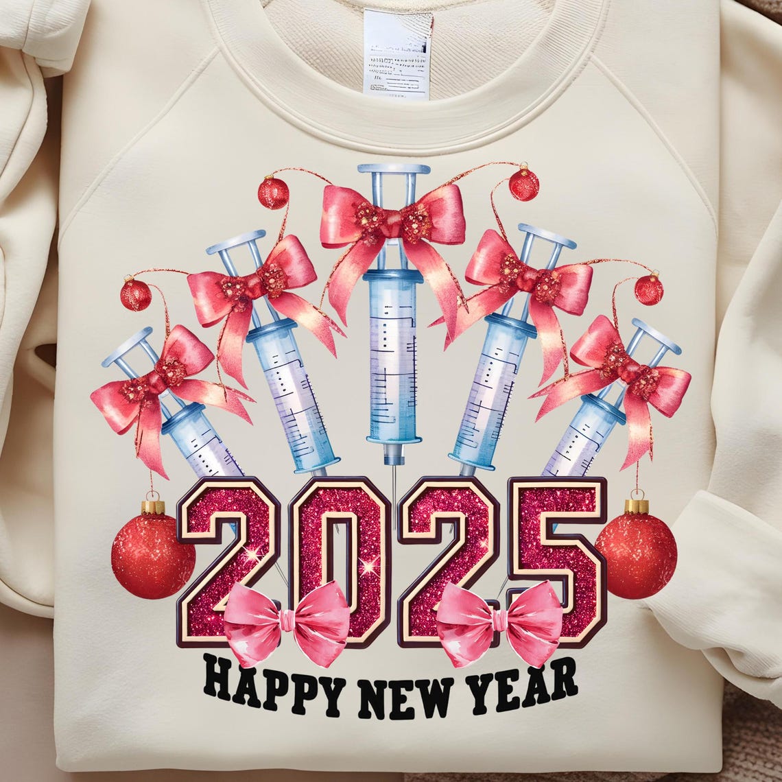 2025 New Year Syringe PNG, Nurse New Year Png, Medical Syringe PNG ...