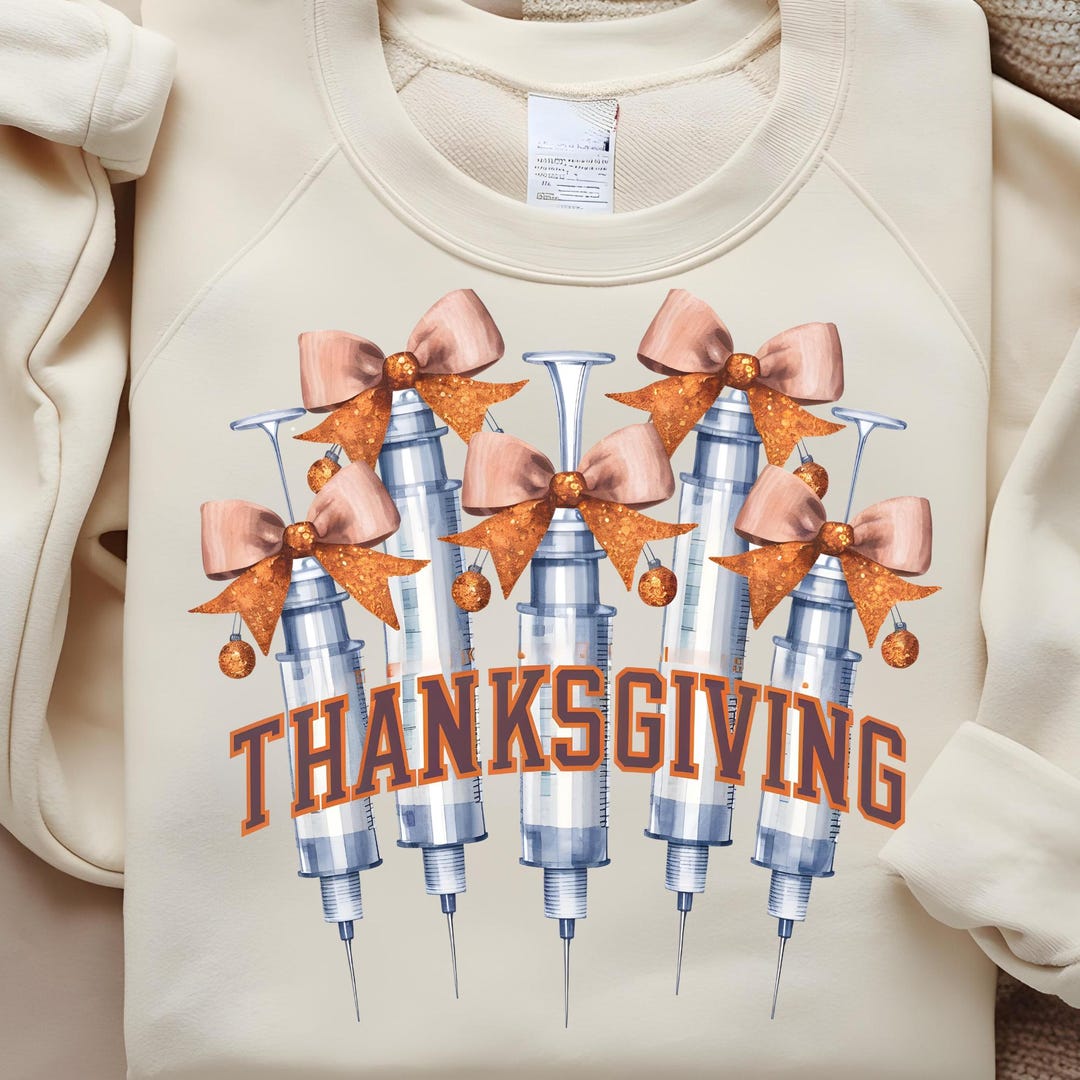 Happy Thankful PNG, Thanksgiving Nurse Clipart, Coquette Nurse PNG ...