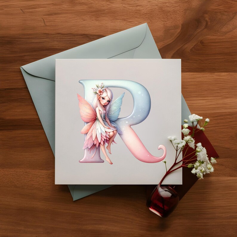 26 Fairy Alphabet Clipart, Fantasy Letters PNG, Pastel Letters Png ...