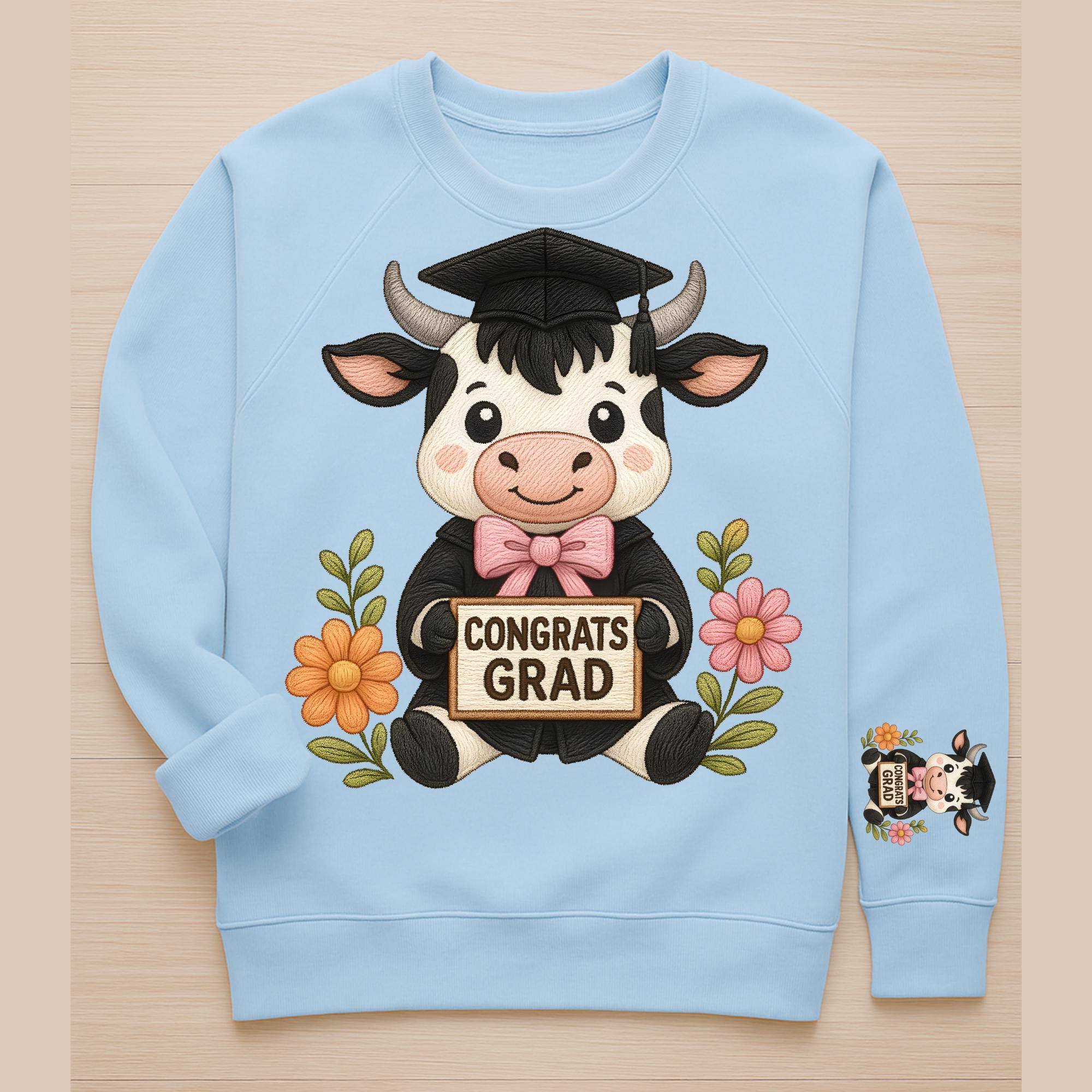 Graduation Cow PNG, Cute Highland Cow Graduation Clipart, Senior 2025 ...